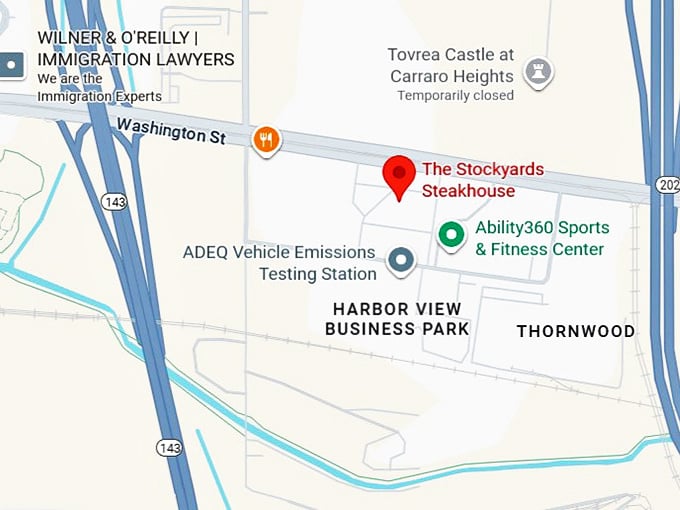 16. the stockyards steakhouse map