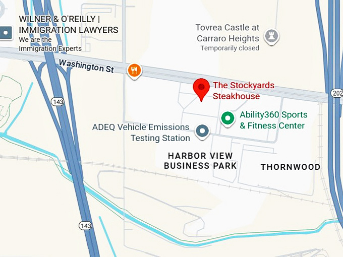 16. the stockyards steakhouse map