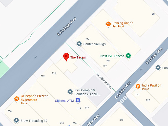 16. the tavern map