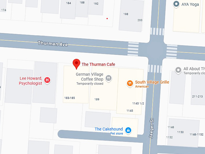 16. the thurman cafe map