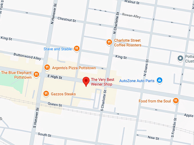 16. the very best weiner shop map