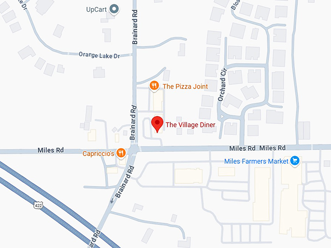 16. the village diner map