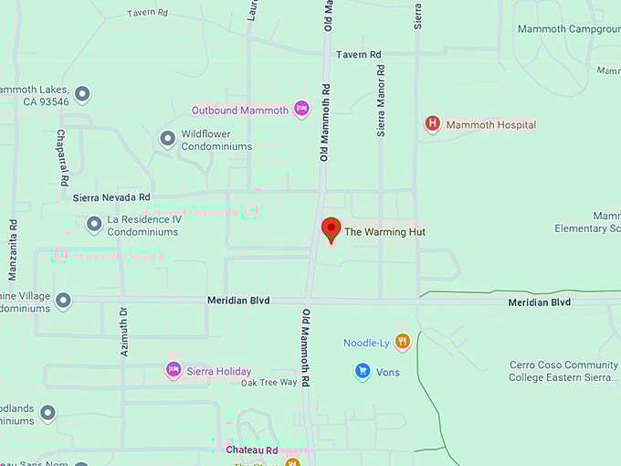 16. the warming hut map