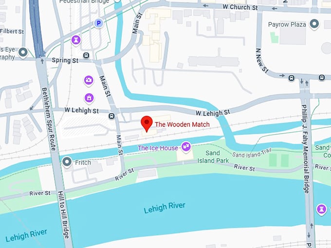 16. the wooden match map