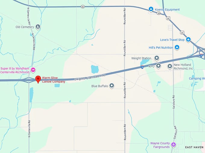 the world’s largest candle map