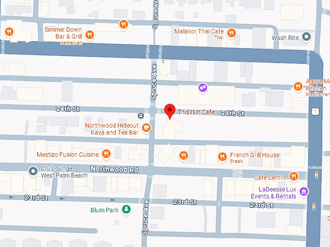 16. this is it cafe map