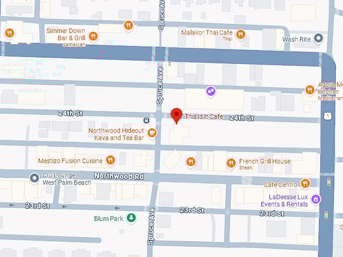 16. this is it cafe map