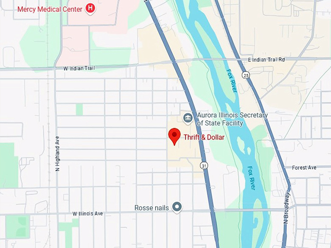 16. thrift & dollar inc map