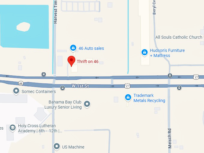 16. thrift on 46 map