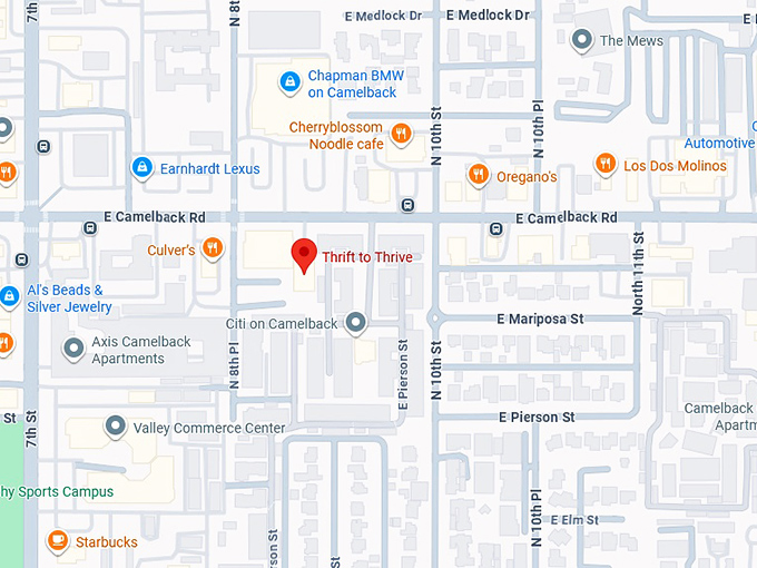 16. thrift to thrive map