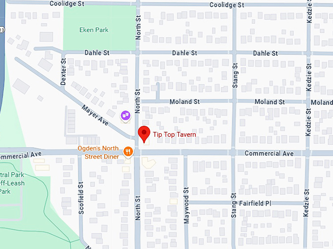 16. tip top tavern map