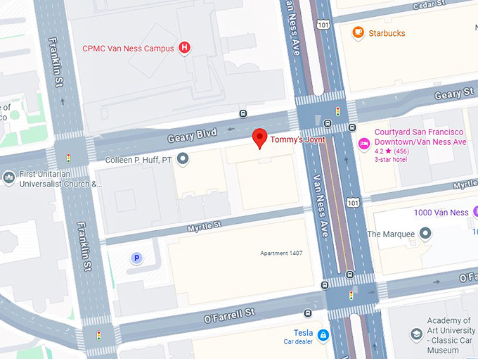 tommy&rsquo;s joynt map