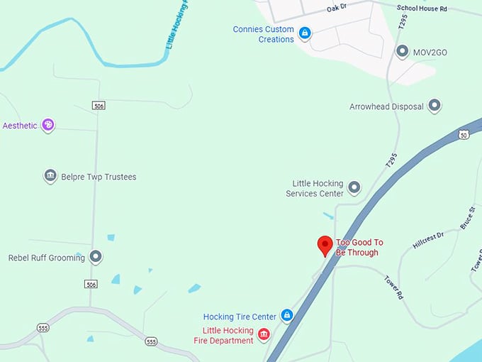 16. too good to be through map