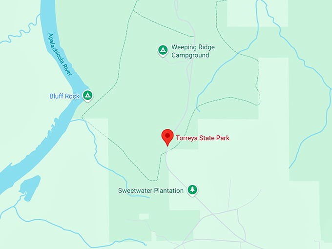 16. torreya state park map