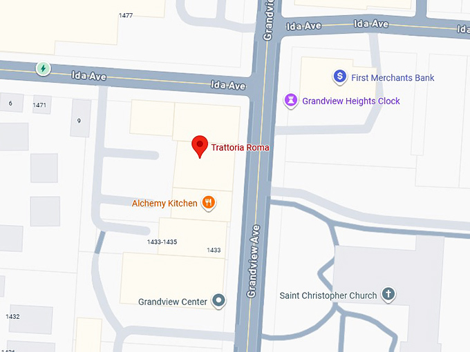 16. trattoria roma map