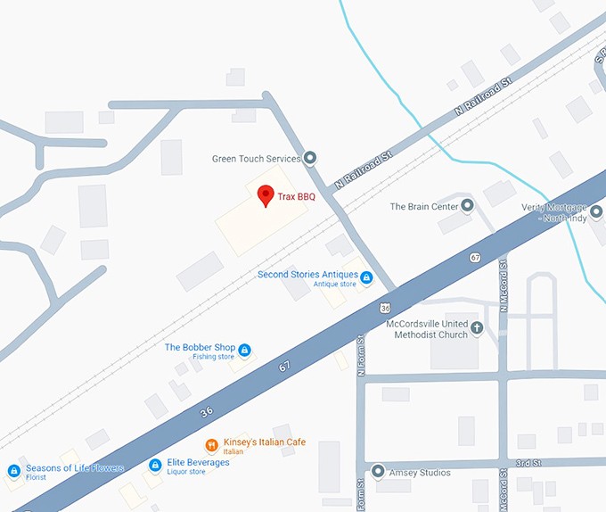 16. trax bbq map