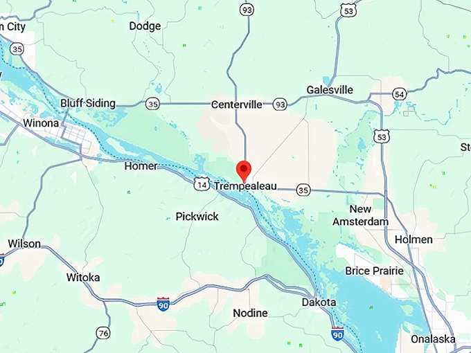 16. trempealeau map