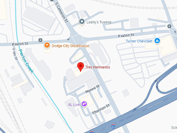 16. tres hermanos 712 s cameron st map