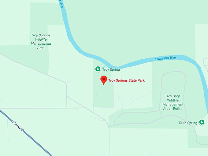 16. troy springs state park map