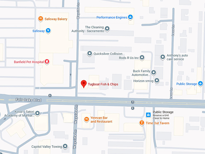 16. tugboat fish & chips map