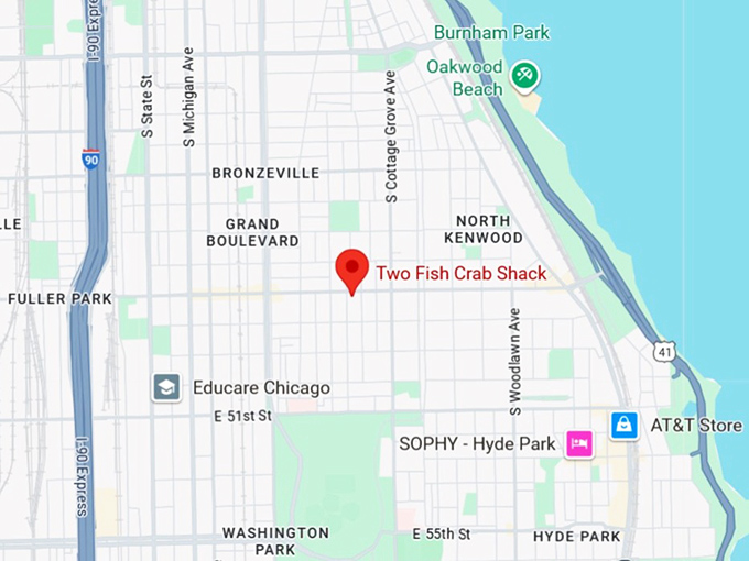 16. two fish crab shack map