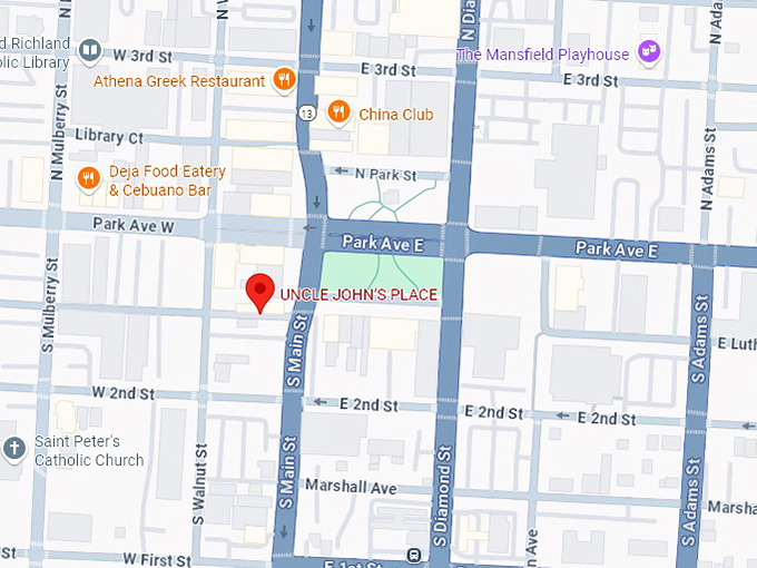 16. uncle john&rsquo;s place map