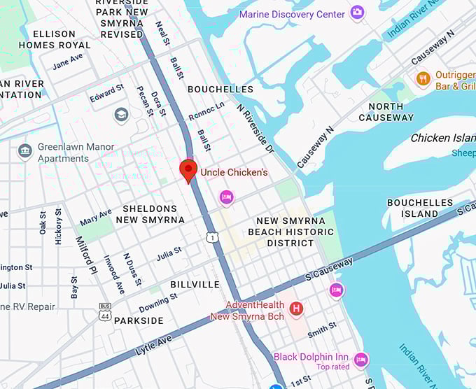 16. uncle chicken's map