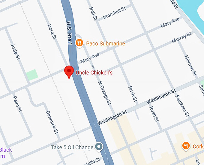 16. uncle chicken's map