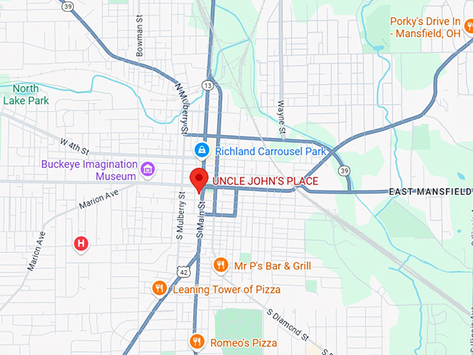 16. uncle john&rsquo;s place map