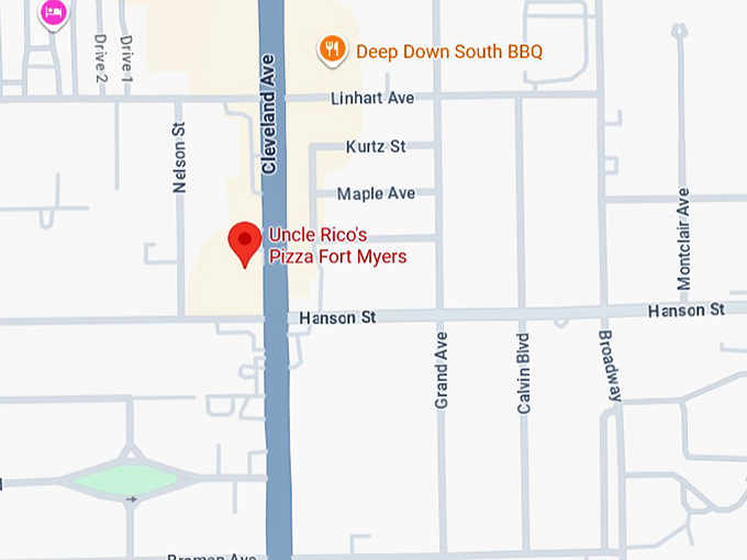 16. uncle rico's pizza fort myers map