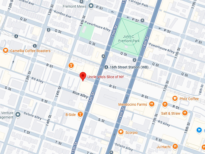 16. uncle vito's slice of ny map