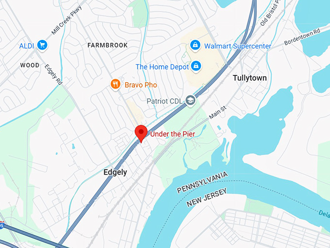 16. under the pier map