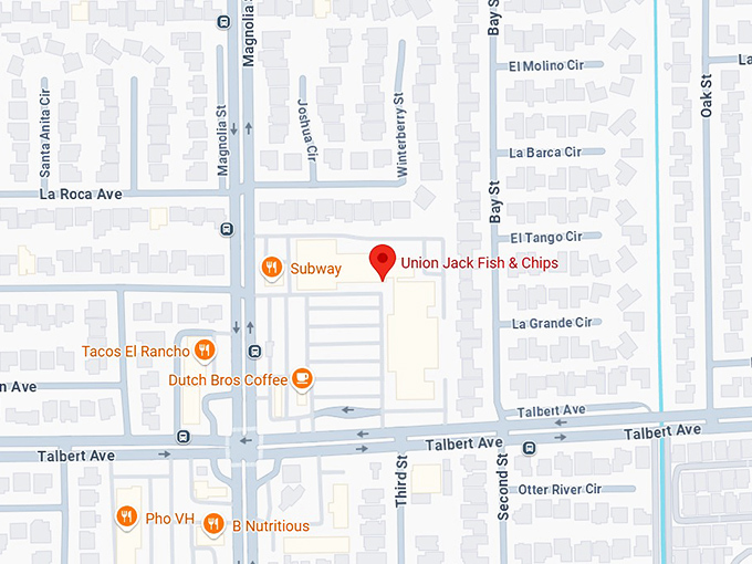 16. Union Jack Fish And Chips map