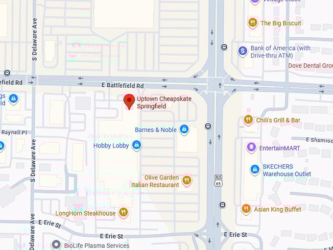 16. uptown cheapskate springfield map