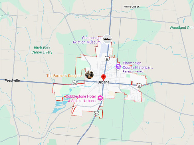 16. urbana map