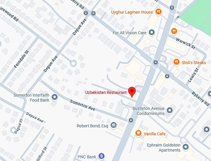 16. uzbekistan restaurant map