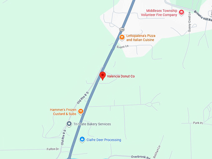 16. valencia donut co. map