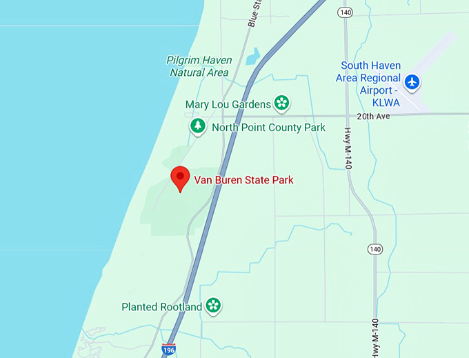 16. van buren state park map