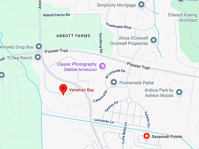 16. venetian bay map