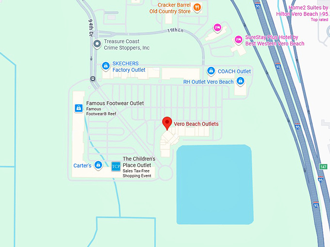 16. vero beach outlets map