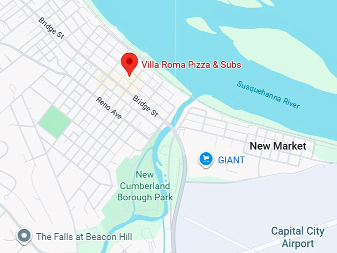 16. villa roma pizza & subs map