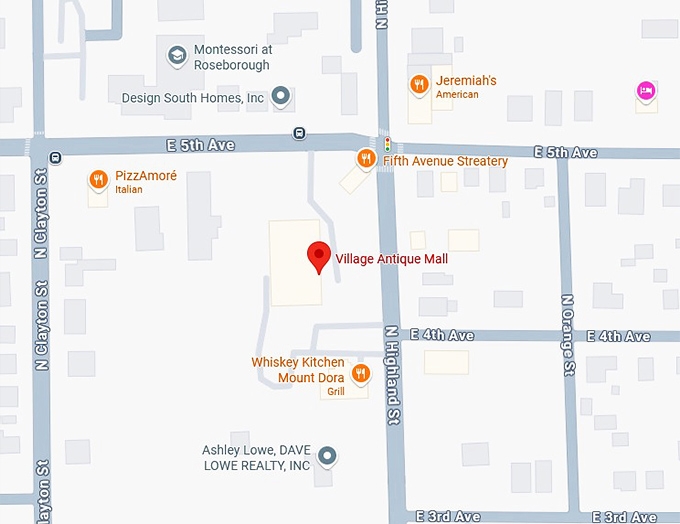 16. village antique mall map