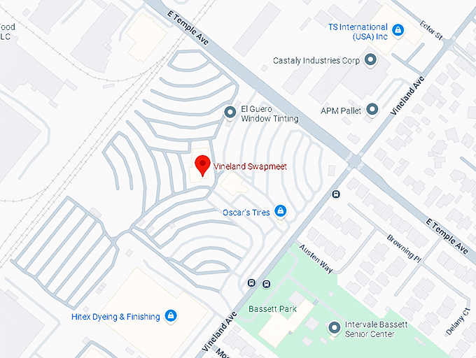 16. vineland swapmeet map