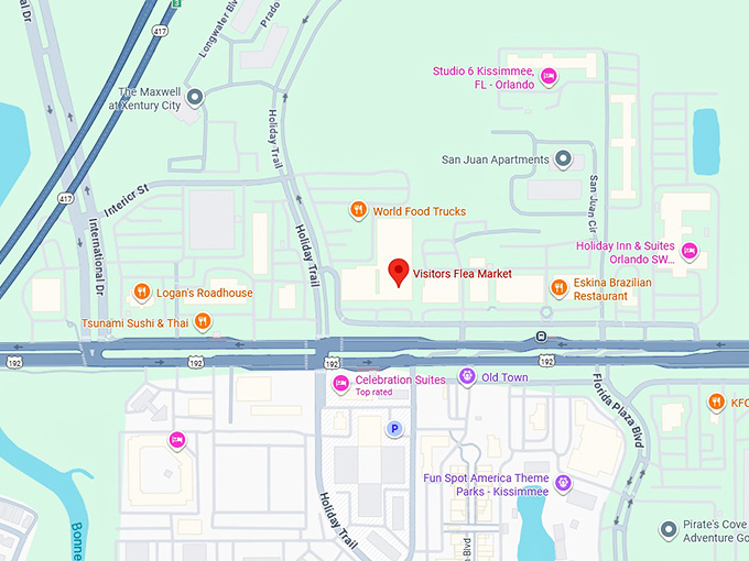 16. visitors flea market map