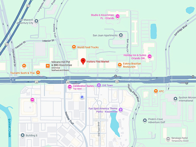 16. visitors flea market map