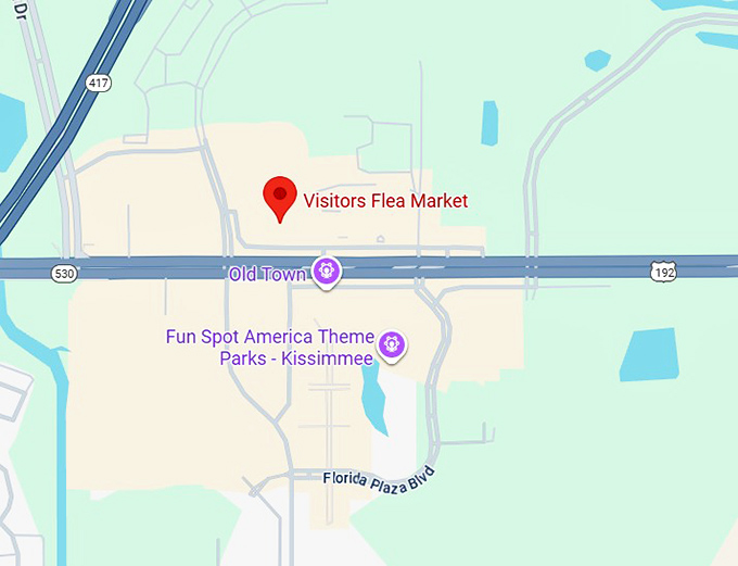 16. visitors flea market map