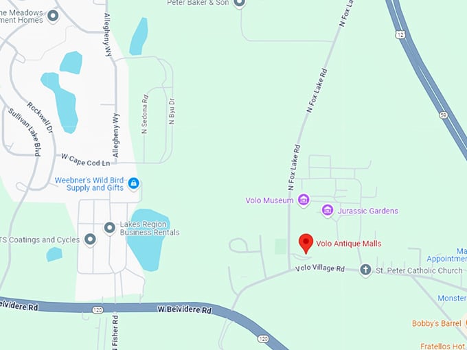 16. volo antique malls map