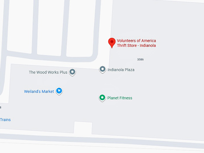 16. volunteers of america thrift store indianola map