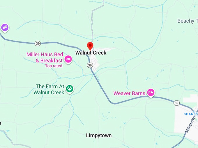 16. walnut creek map