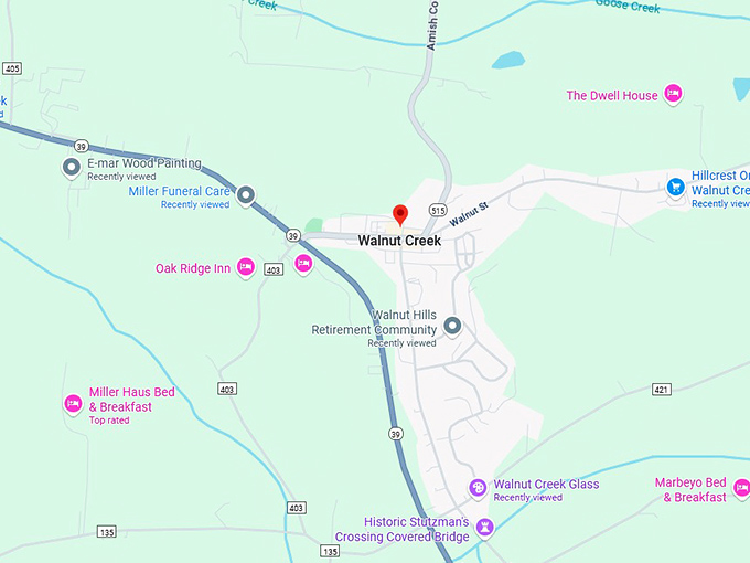 16. walnut creek map